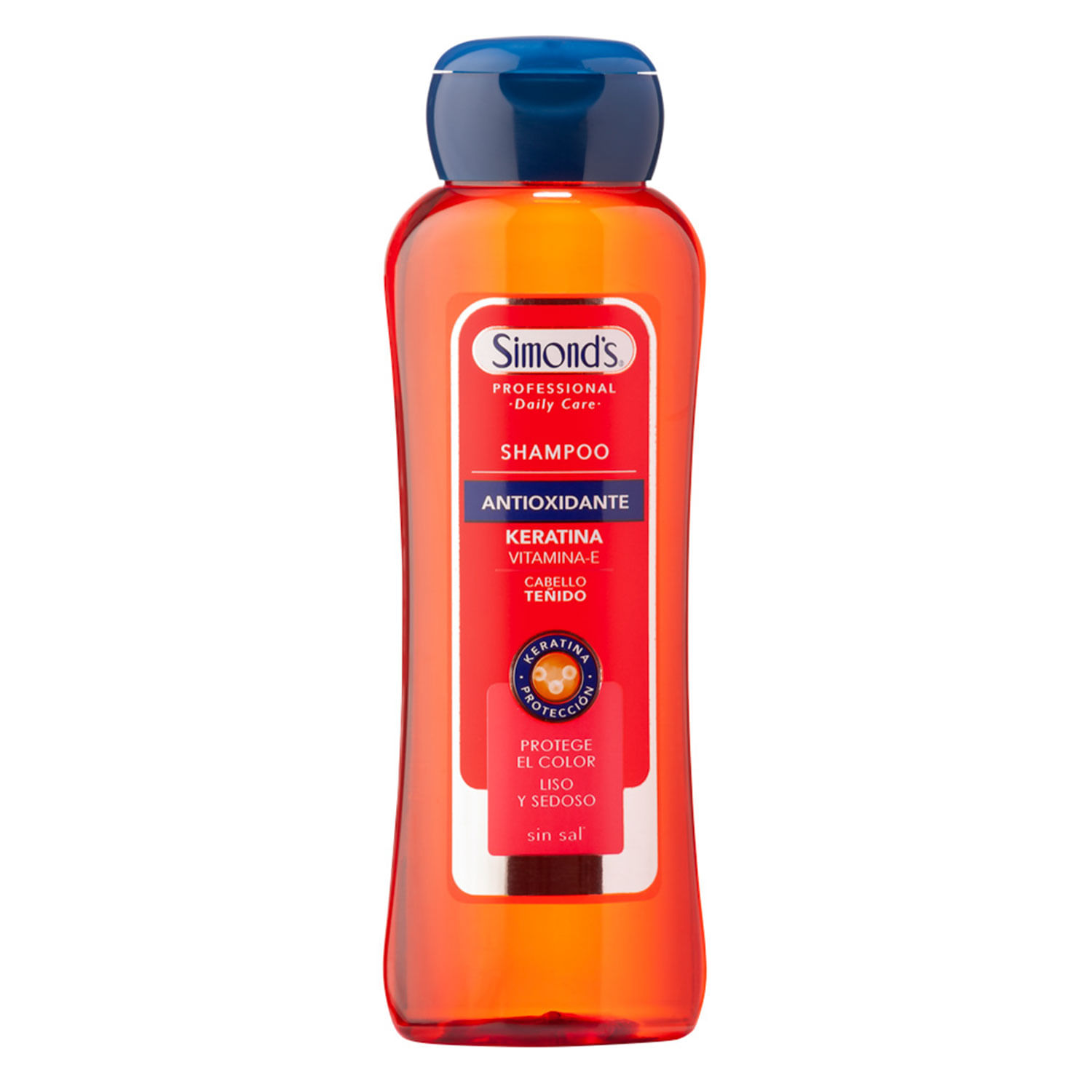 Shampoo Simond s Antioxidante Keratina Vitamina E 410 ml SantaIsabel.cl