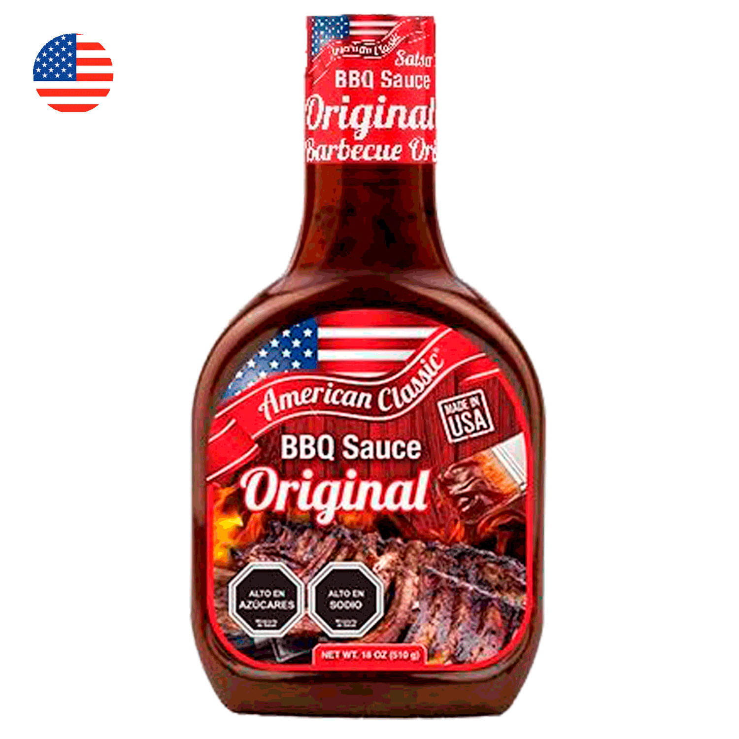 🫙 Salsa BBQ Original 510g - American Classic - Oferta — Descuentos Rata