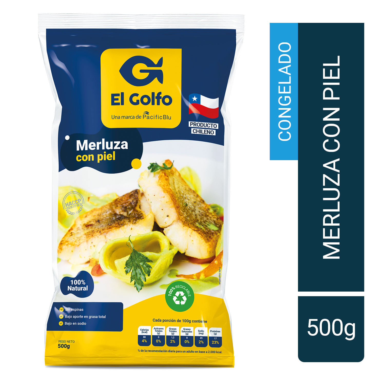 Merluza Filete Congelada 500 g