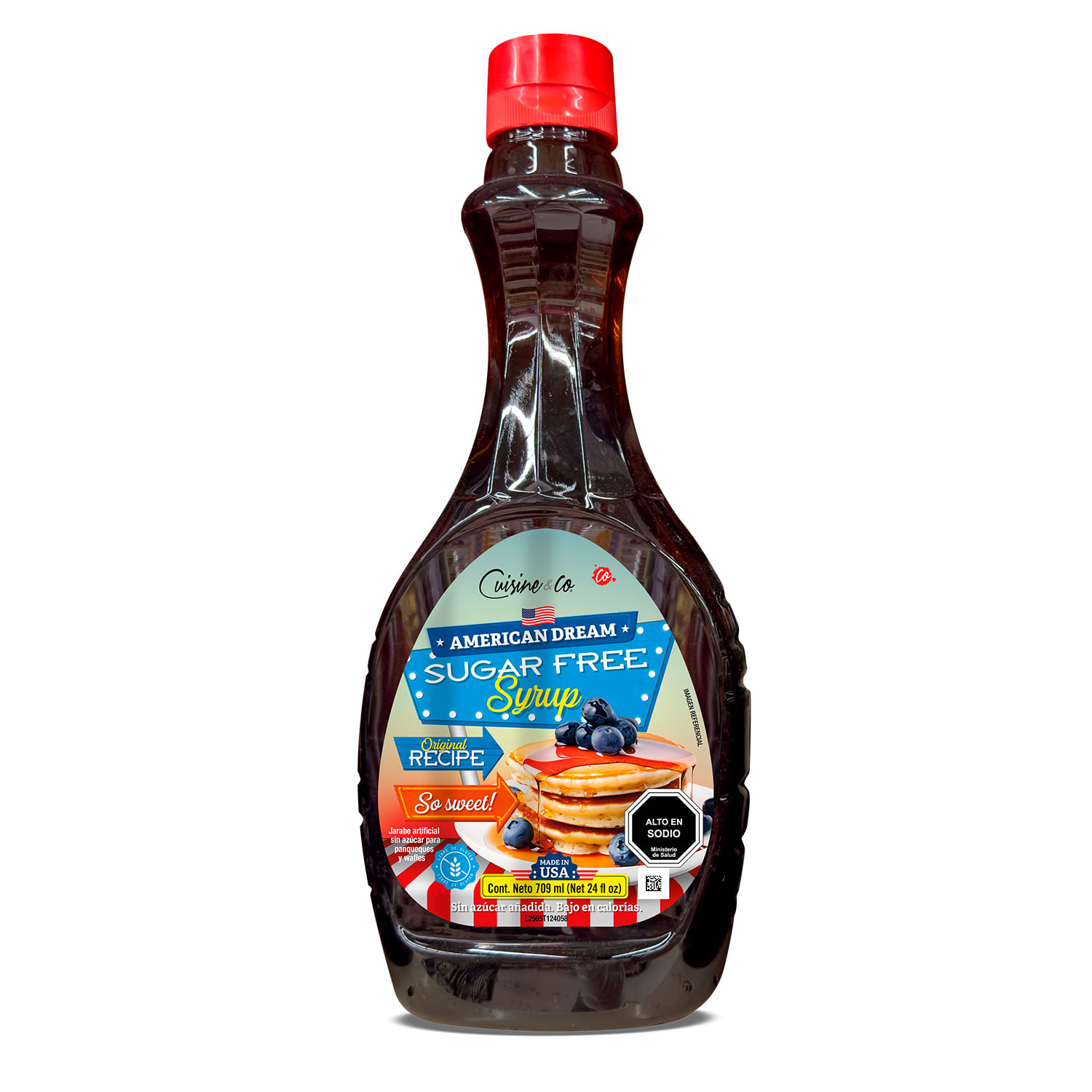 Syrup Cuisine & Co American Dream Sin Azúcar 709 ml